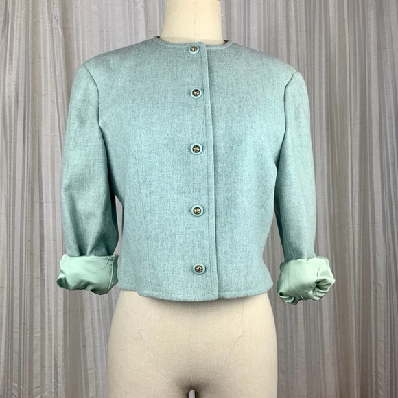 Vintage | Jackets & Coats | Robins Egg Blue Blazer | Poshmark
